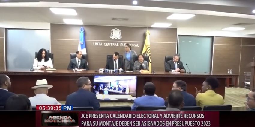 Junta Central presenta calendario electoral