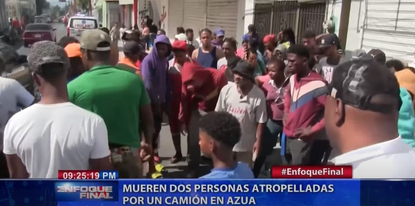 Dos Personas Mueren Tras Ser Atropellados Por Un Camión En Azua