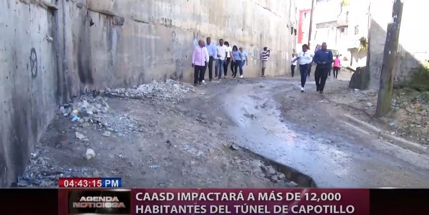 CAASD inicia trabajos de reconstrucción del Túnel de Capotillo