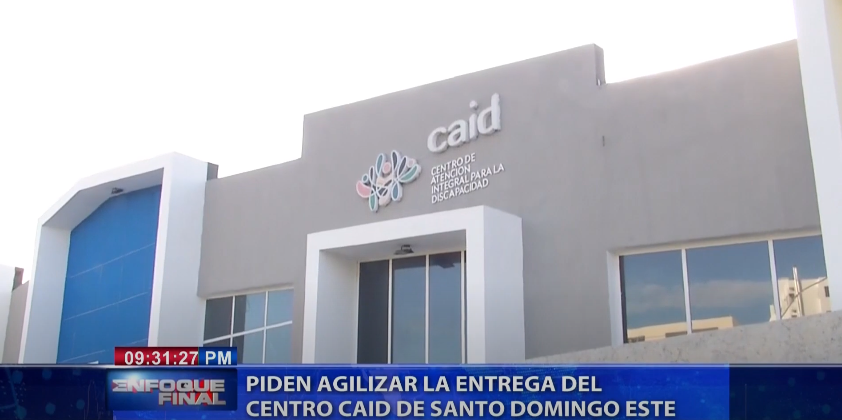 Piden agilizar la entrega del centro CAID de SDE