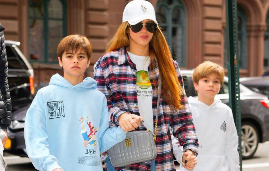 Las primeras imágenes de Shakira con sus hijos en Miami