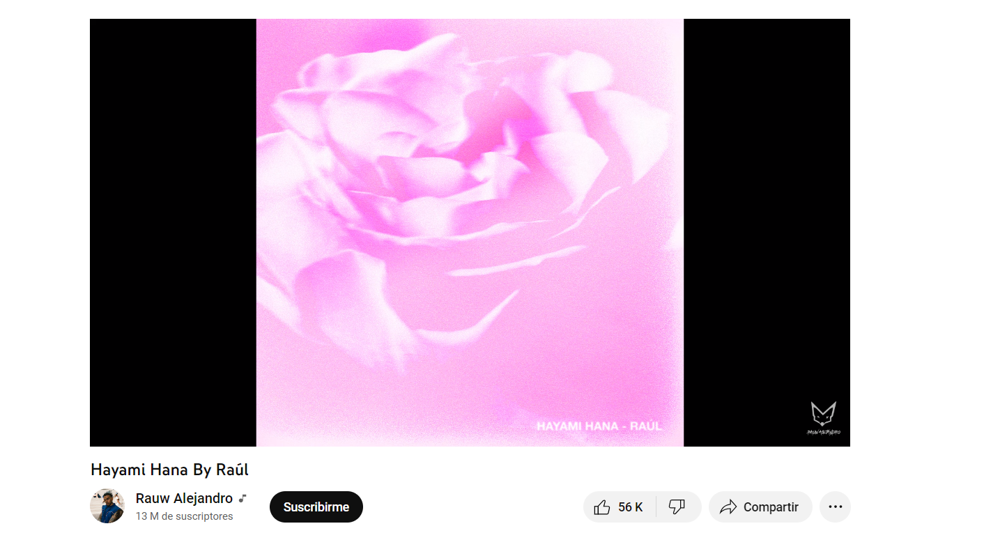 Rauw Alejandro lanza 'Hayami Hana': un lamento a Rosalía