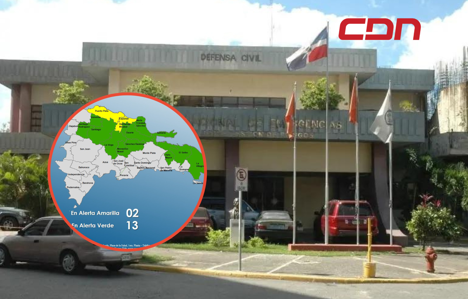 COE aumenta a 15 provincias en alerta por lluvias