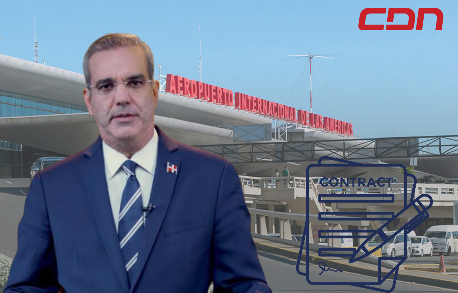 Presidente Abinader anuncia renegociación contrato AERODOM