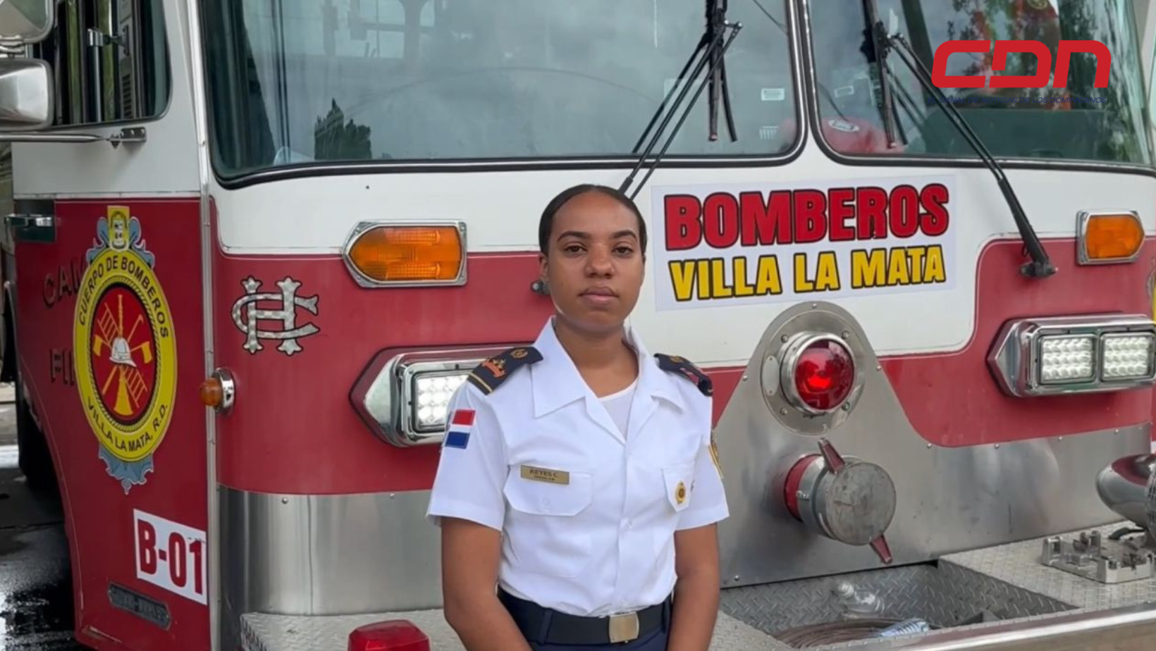Nueva intendente de cuerpo de bomberos más joven de RD