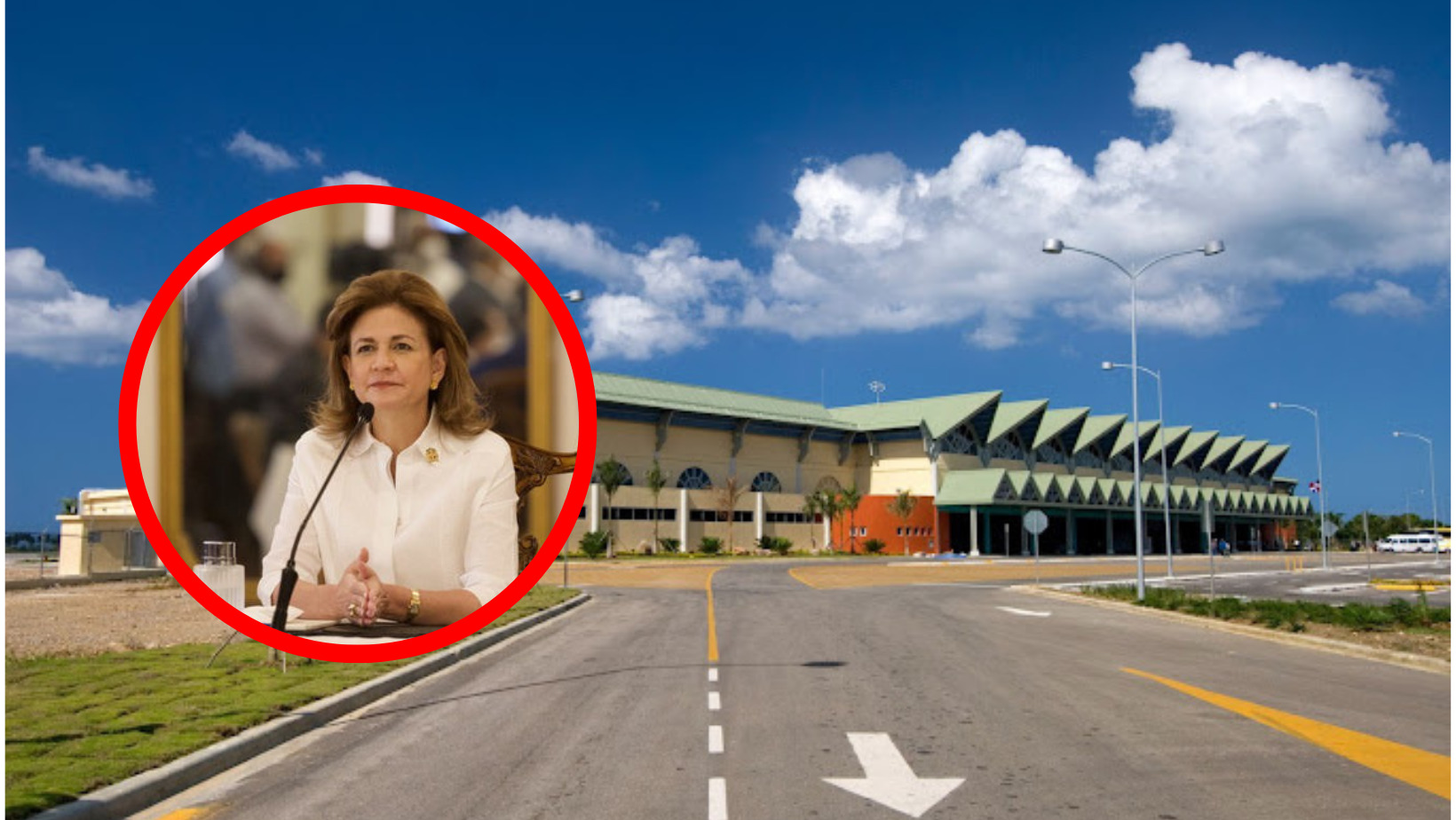 Por prevención vicepresidenta aterriza en Aeropuerto de Catey