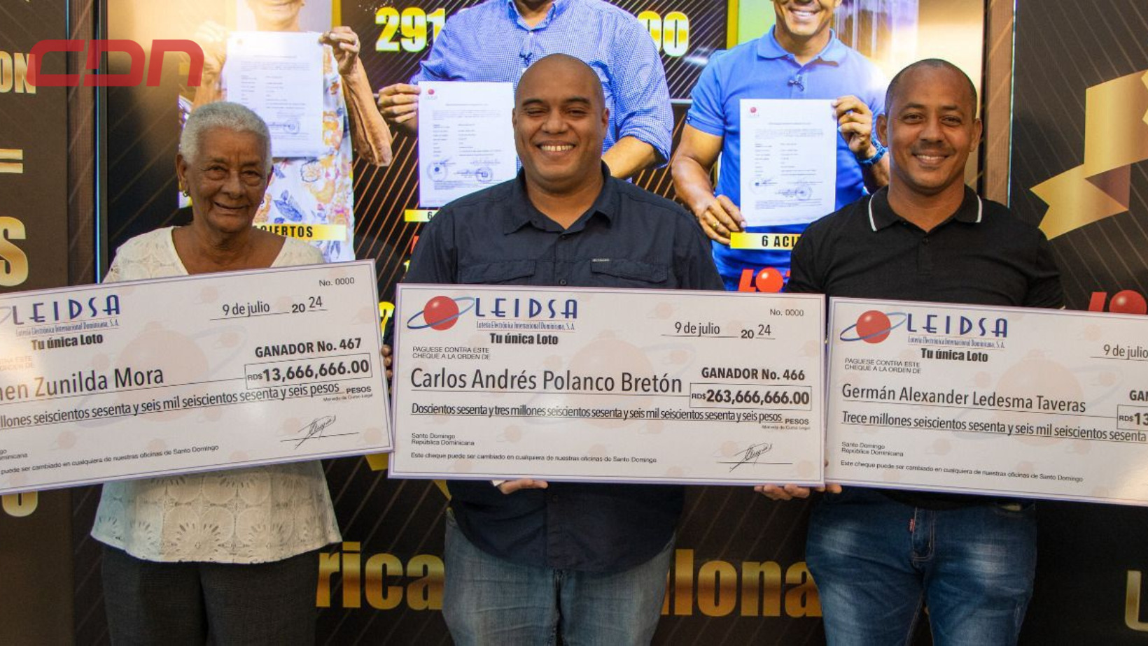 Leidsa entrega 291 millones a ganadores del Loto y Súper Más