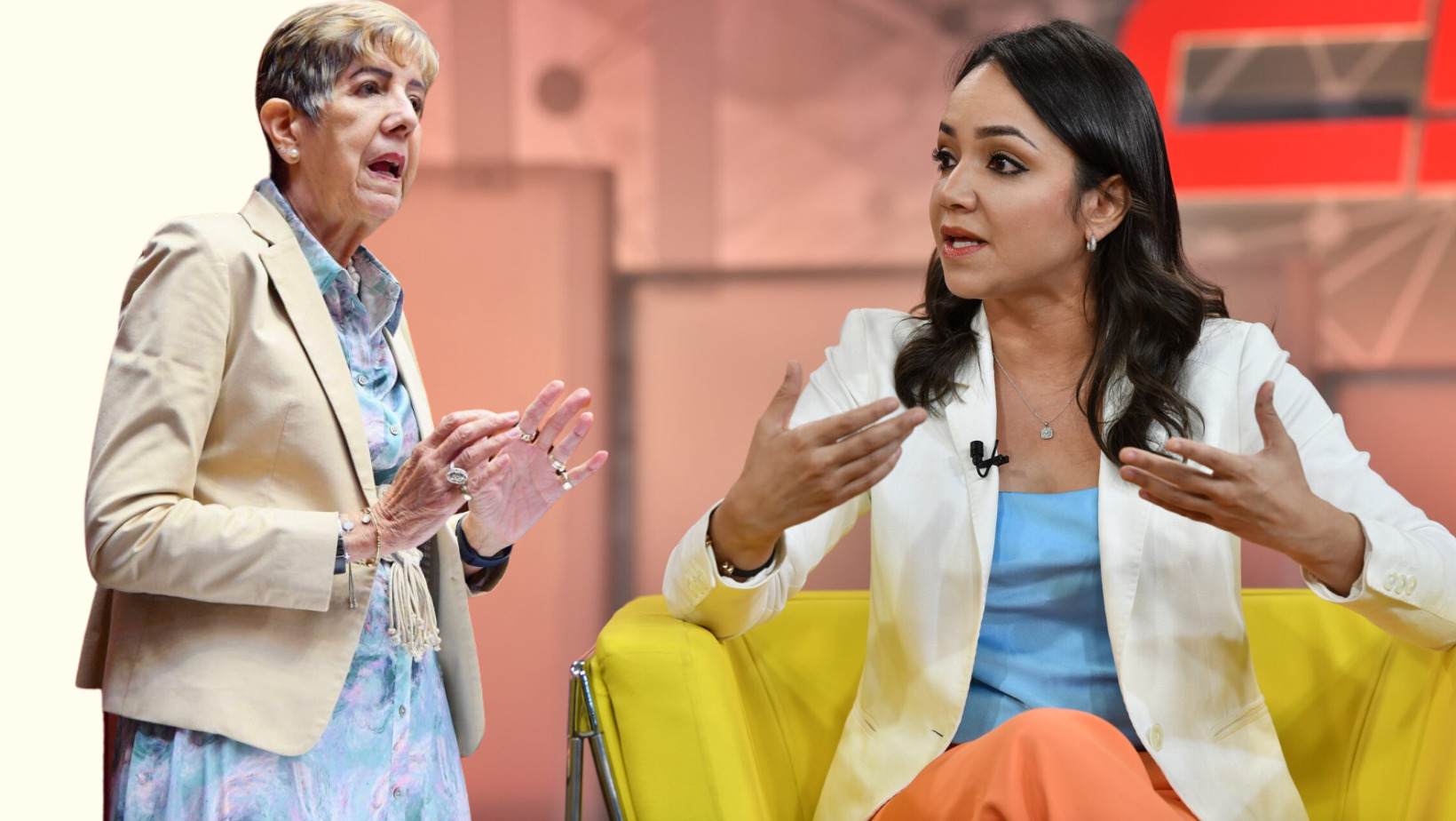 Ginette le advierte a Faride sea humilde en el cargo