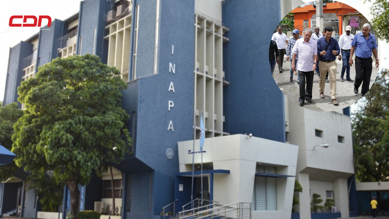 INAPA supervisa los trabajos de acueducto en San Cristóbal