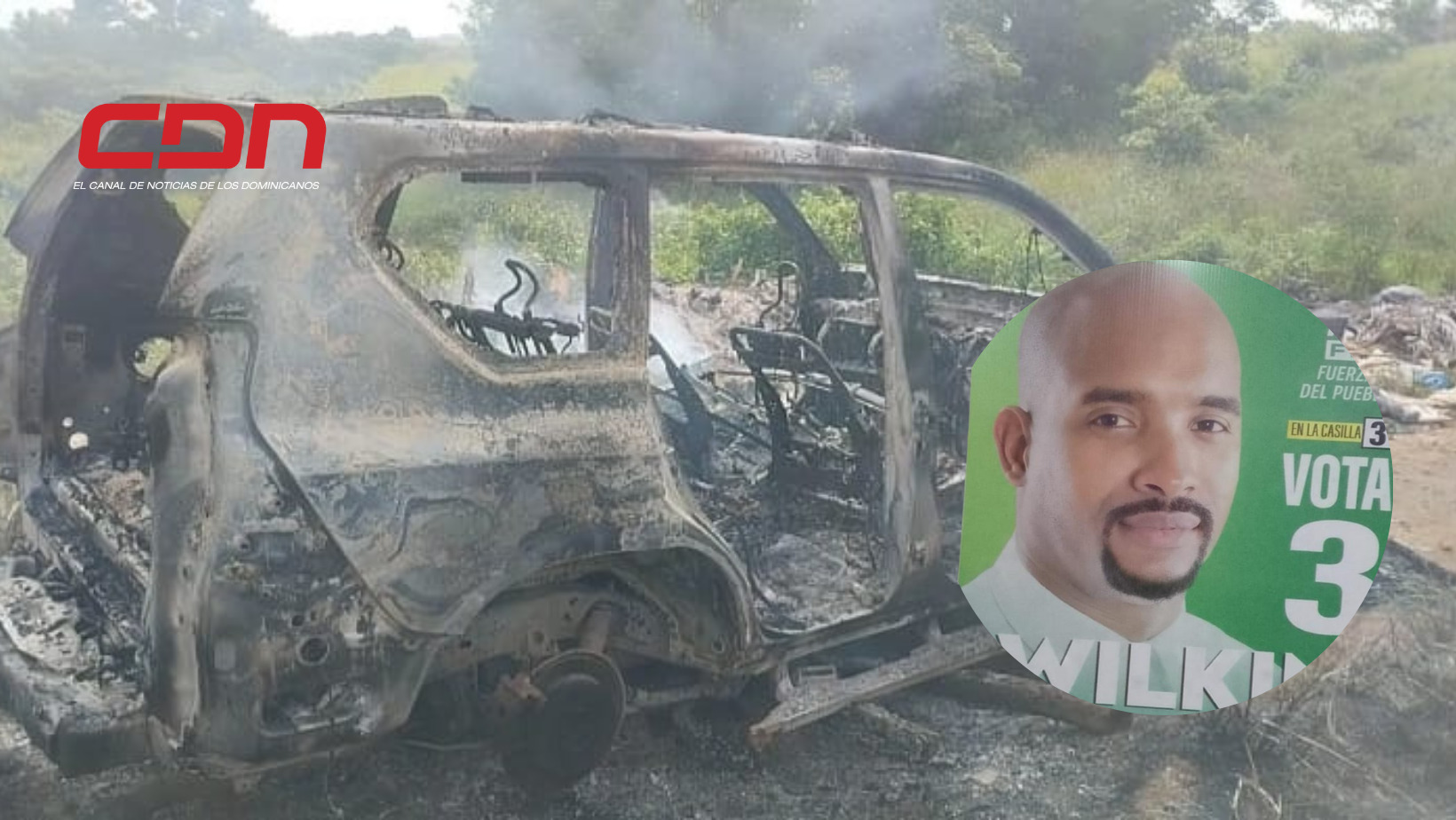 Excandidato a diputado habría incendiado yipeta