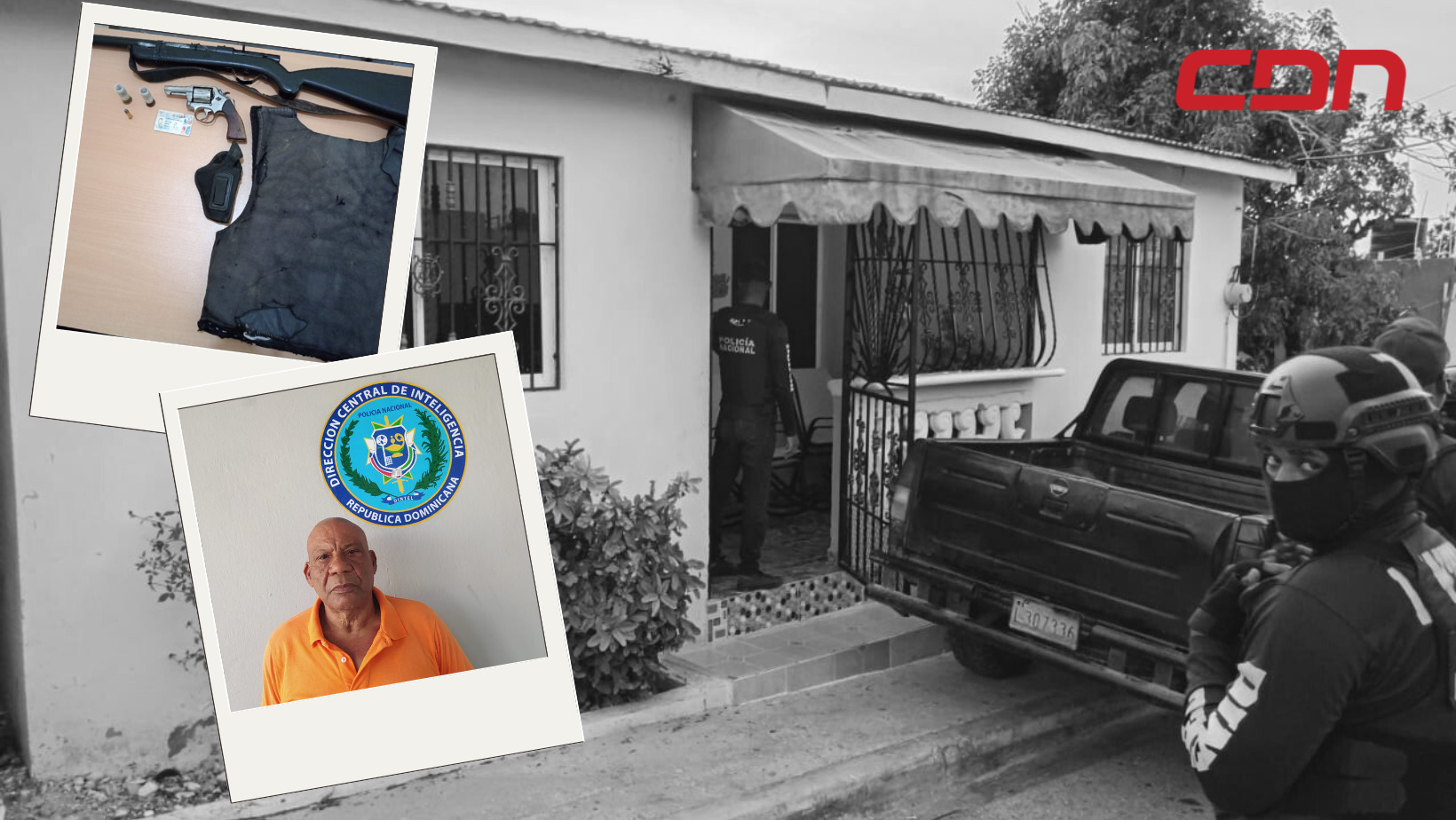 Apresan hombre con un revólver y un rifle sin documentación