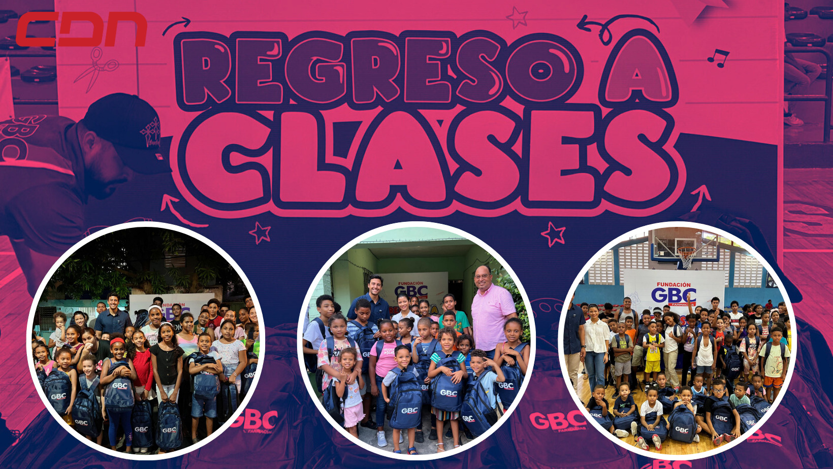 Fundación GBC entrega útiles escolares a miles de estudiantes