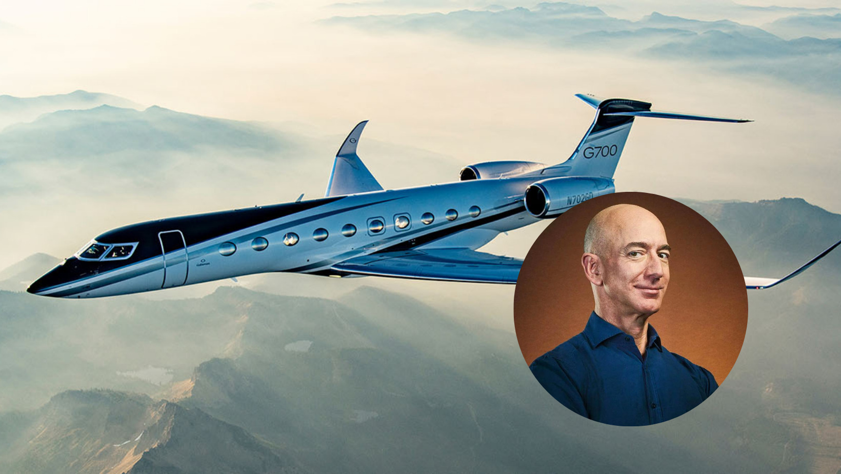 Jeff Bezos y su nuevo jet privado, ¿cuántos viajes ha hecho?