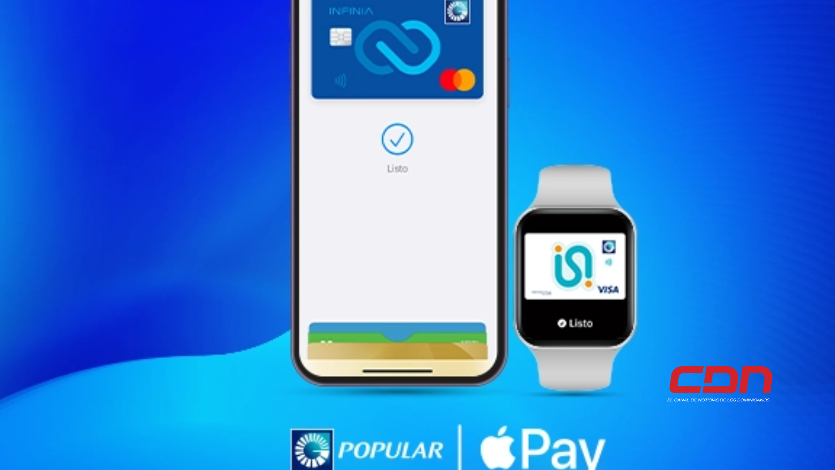 Banco Popular ofrece Apple Pay a sus clientes en RD