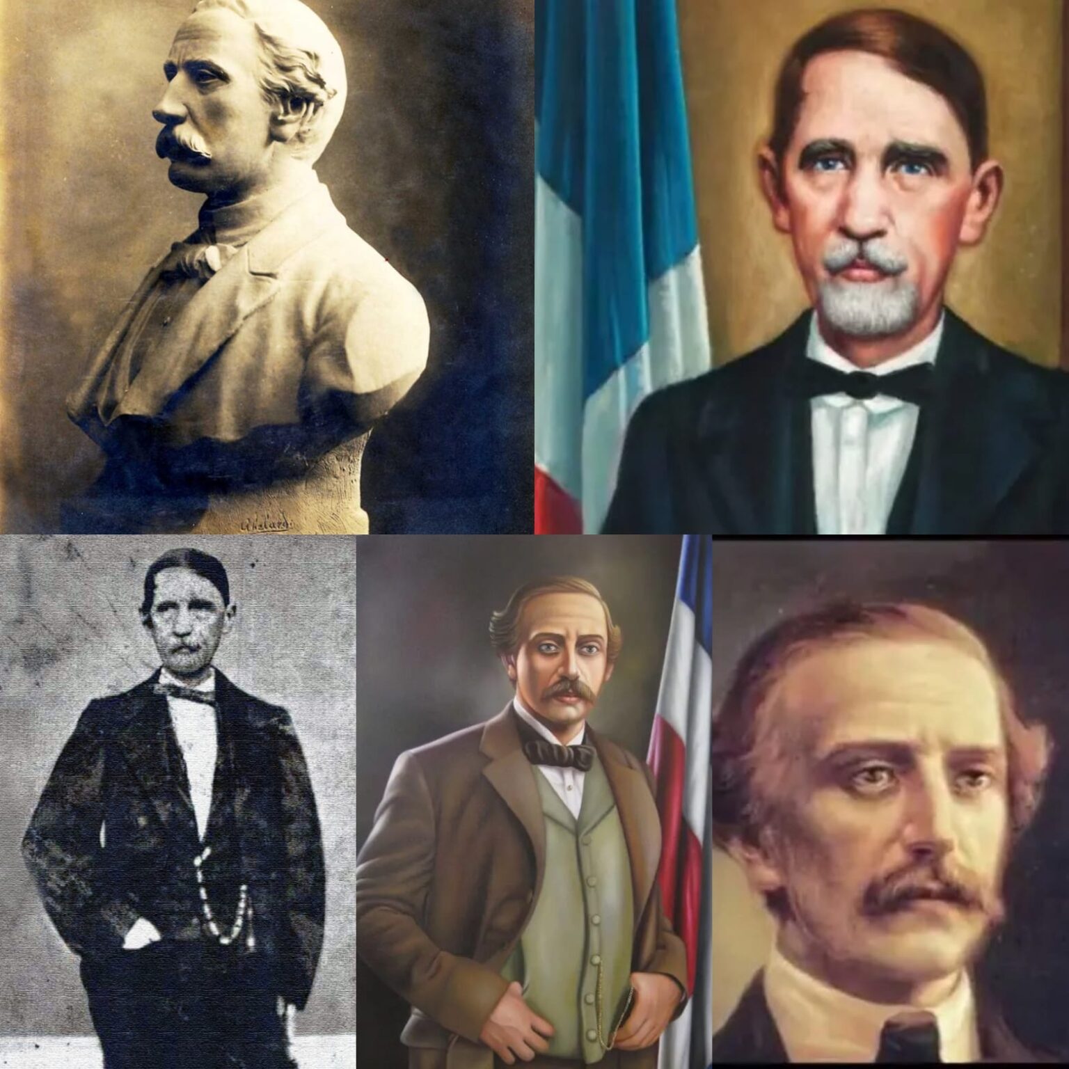 Los rostros de Juan Pablo Duarte
