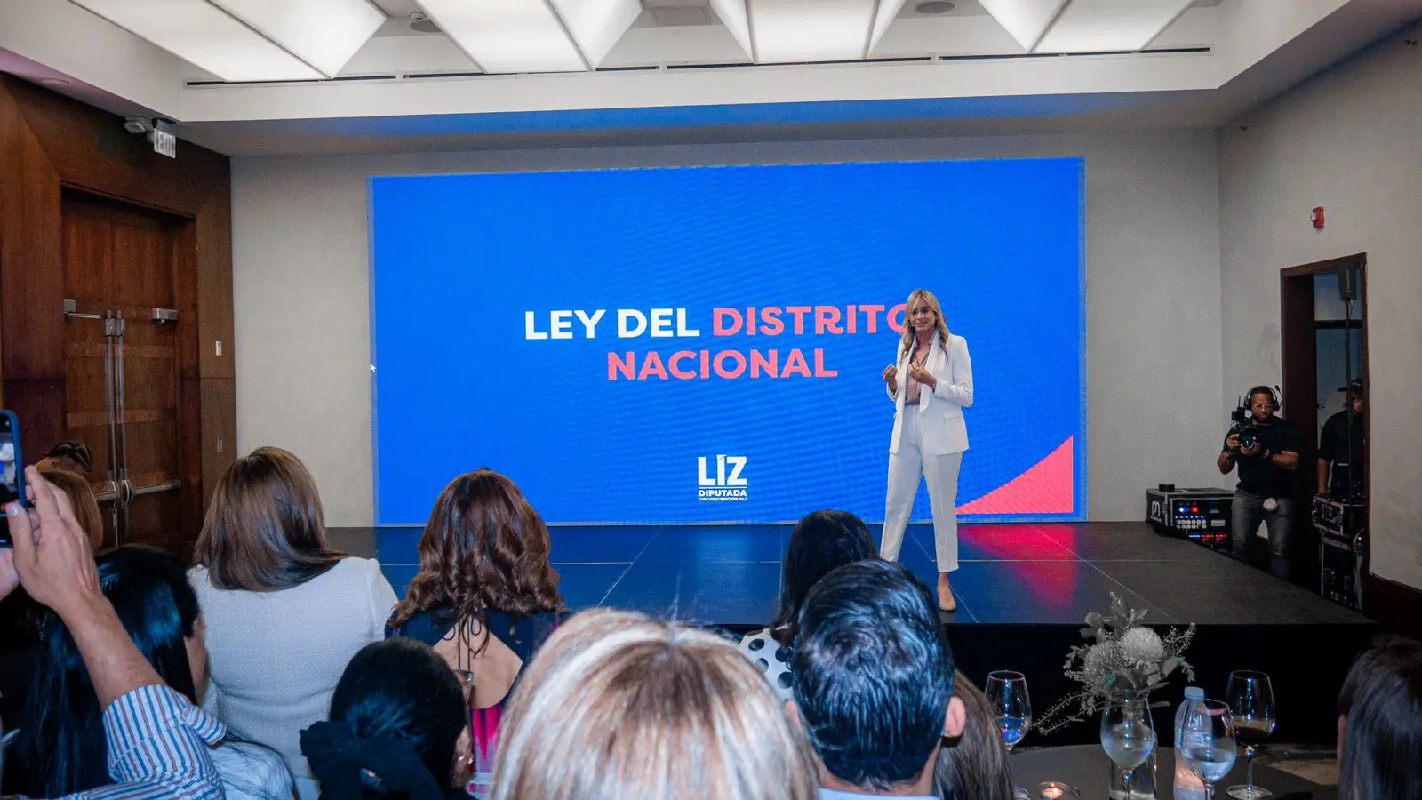 Liz Mieses presenta propuesta de Ley del DNen el JW Marriott