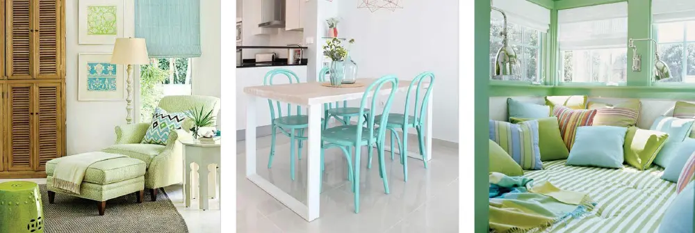 Verde limón y azul turquesa evocan la frescura y la paz - Periódico ...