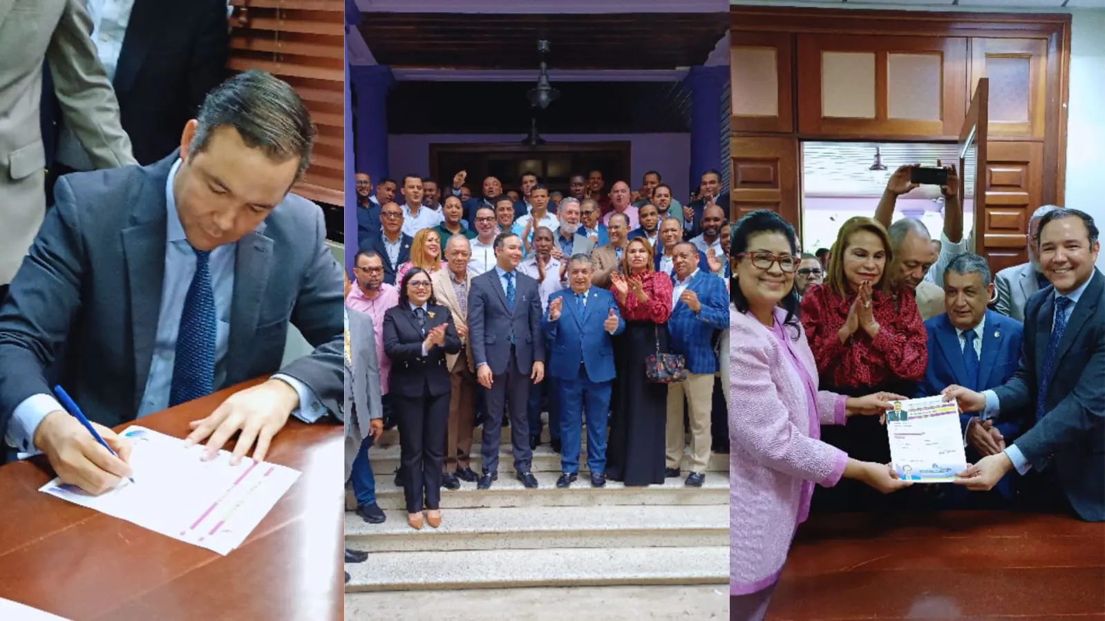 Johnny Pujols inscribe candidatura a secretaría general PLD