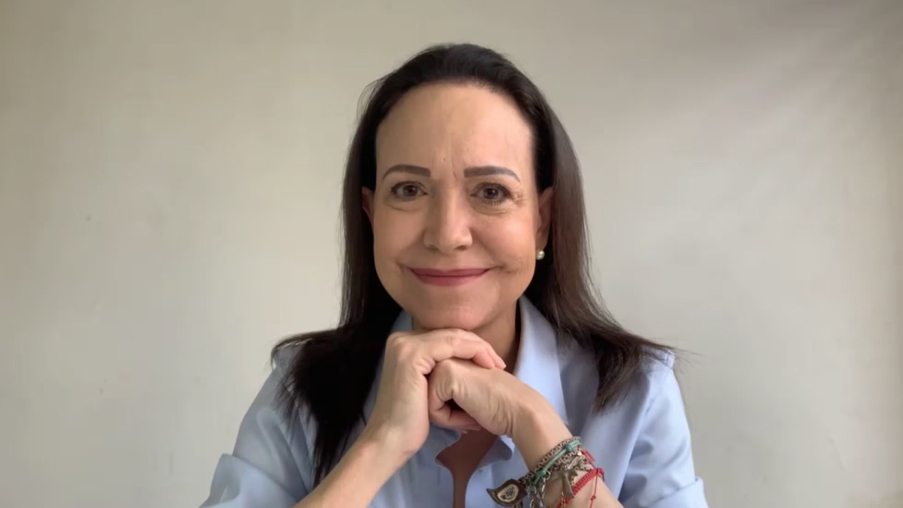 Cancelan la rueda de prensa con María Corina Machado