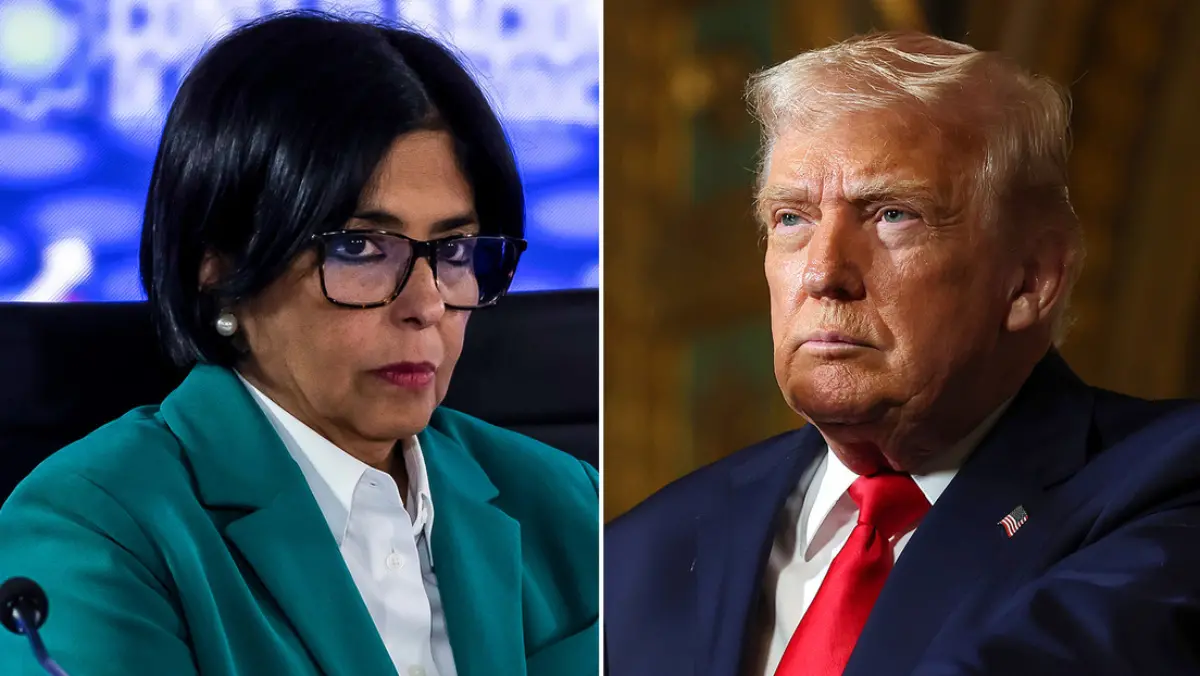 Trump le envía mensaje a Delcy Rodríguez
